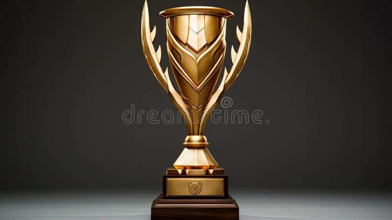 Victory with a Trophy, the Trophy S Intricate Details with High ...