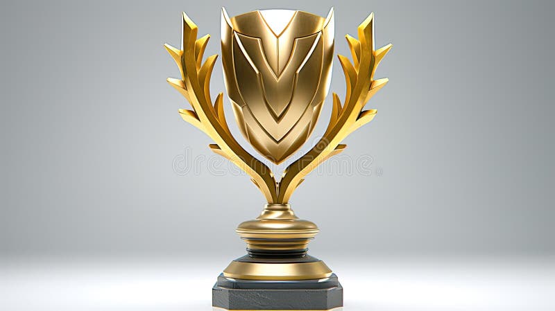 Victory with a Trophy, the Trophy S Intricate Details with High ...