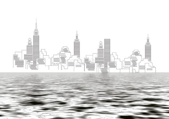 Vida de ciudad stock de ilustración. Ilustración de ciudad - 3075003