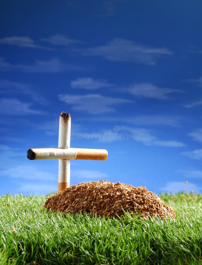 Vida fumada. foto de archivo. Imagen de muerto, conceptual - 12551826