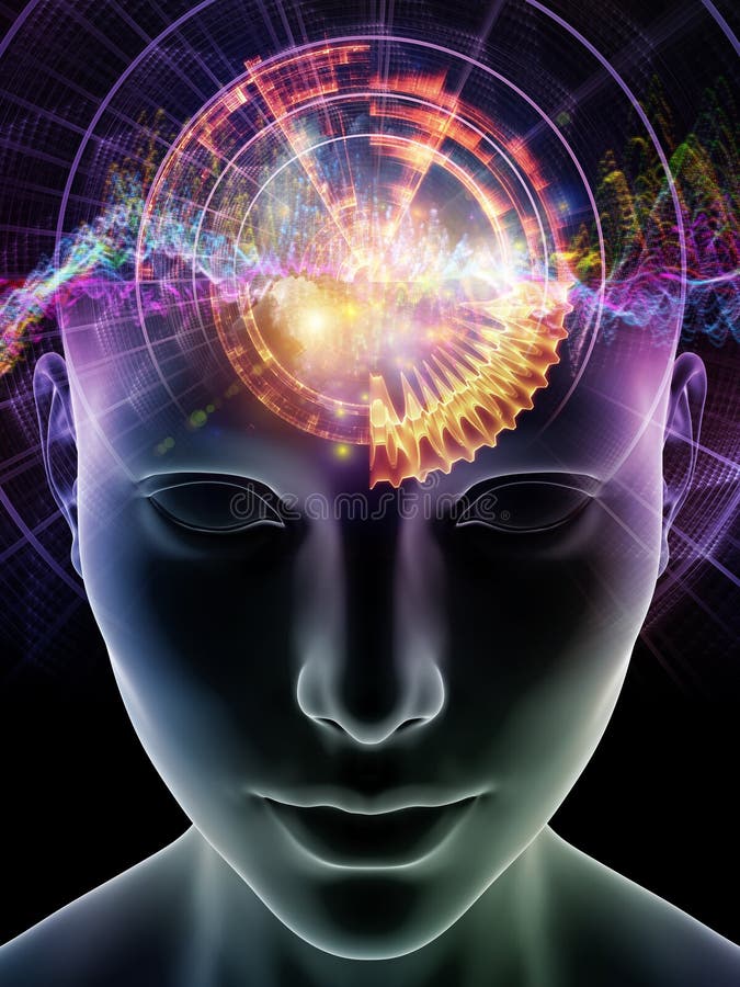 Vida Interna De La Mente Humana Stock de ilustración - Ilustración de ...