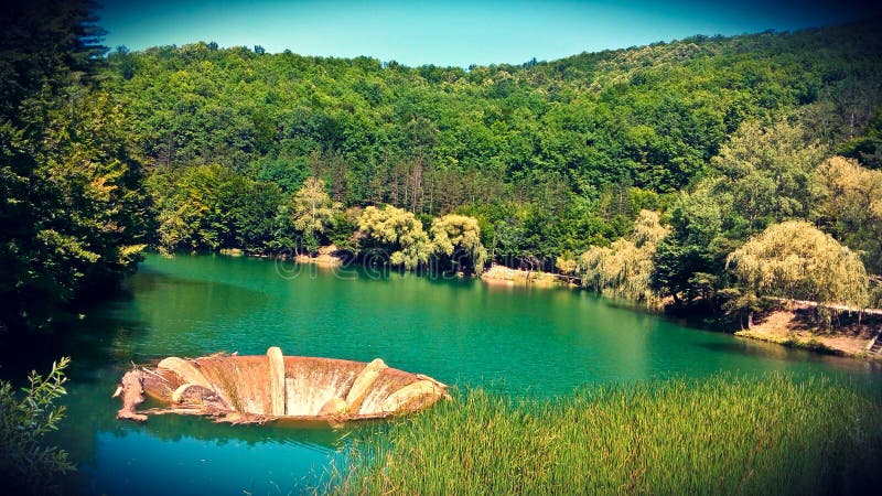 Vida Lake Bihor County Romania Stock Image - Image of dobresti, lake ...