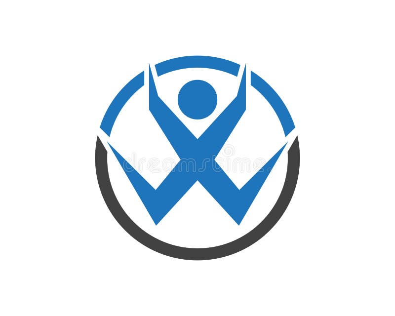 Vida Logo Design Template Dos Povos Ilustração do Vetor - Ilustração de ...