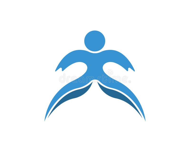 Vida Logo Design Template Dos Povos Ilustração do Vetor - Ilustração de ...