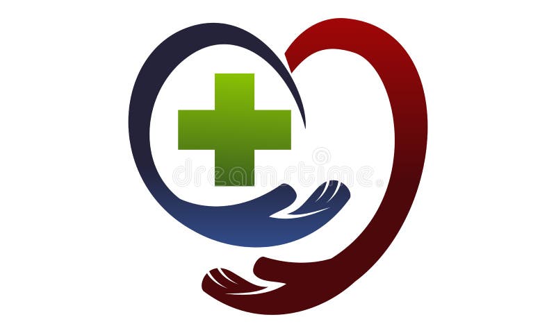 Vida Sana Logo Design Template Ilustración del Vector - Ilustración de ...