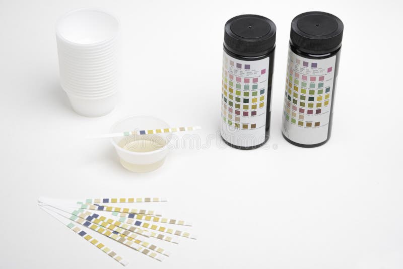 A Basic Set of Urine Reagent Test Kit Editorial Stock Photo - Image of ...