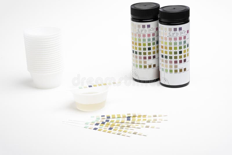 A Basic Set of Urine Reagent Test Kit Editorial Image - Image of ...