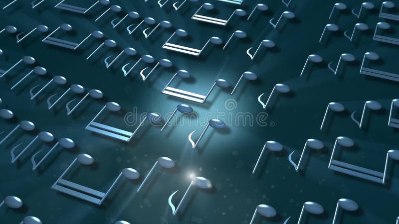 Musical Notes Abstract Motion Background Stock Footage - Video of blur ...