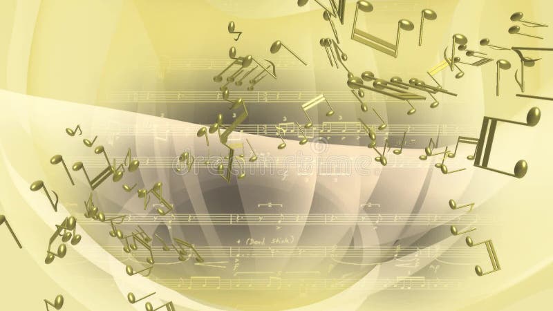 Musical Notes Abstract Motion Background Stock Footage - Video of blur ...