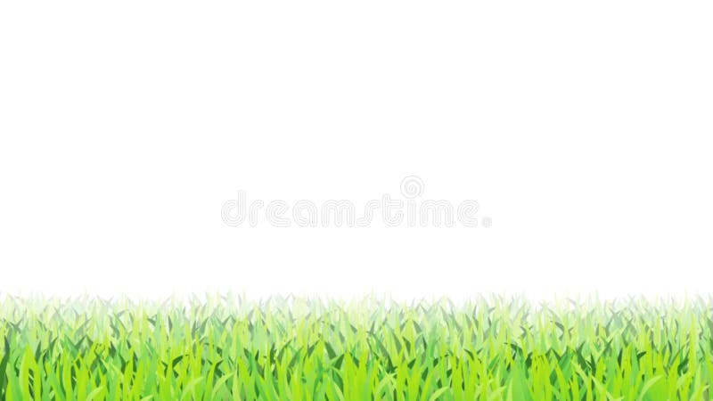 Video Animation with Grass Leaves Growing and Moving in the Wind, with ...