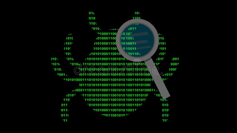 Symbol Analyzing Pc Bug Error or Virus Concept Stock Video - Video of cyber, computing: 380536589