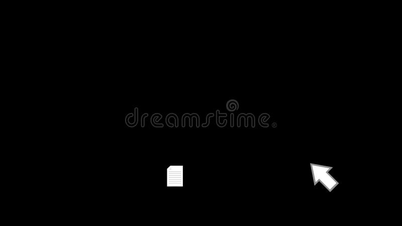 Video Animation Pc Pointer Mouse Click Attach Button Pc File Stock Video Video Of Clicking