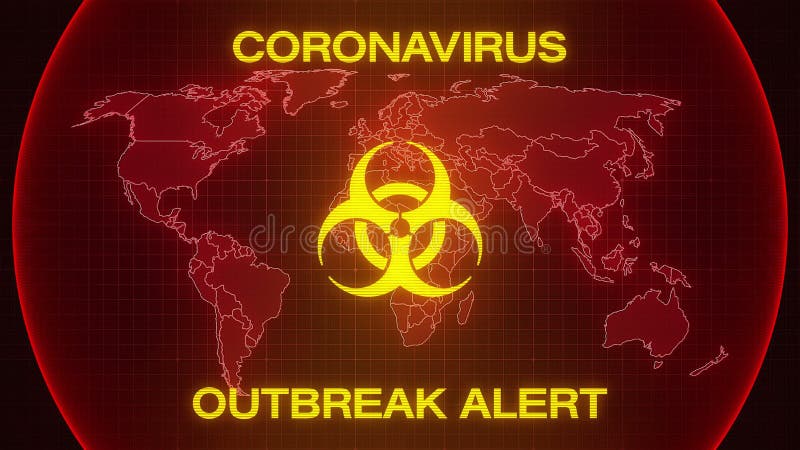 Video Animation of a World Map Showing the Outbreak of the Coronavirus ...