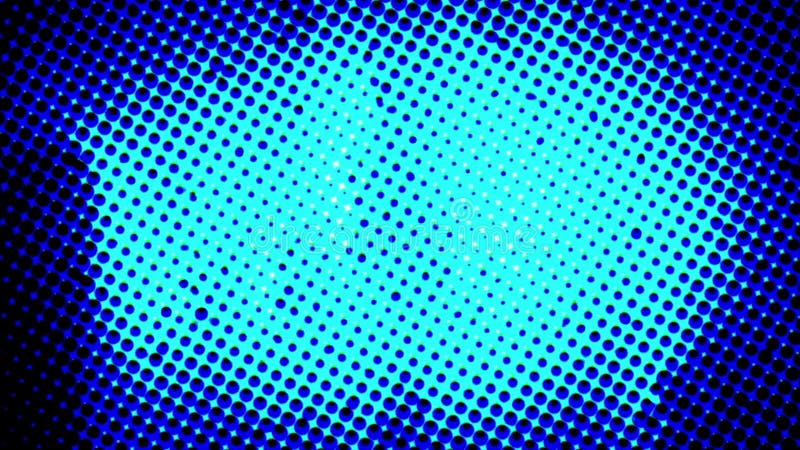 Video Background 1408: Abstract Blue Halftone Screen Forms Flicker ...