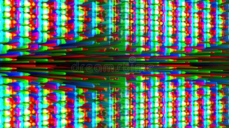 Futuristic Device Screen Pixels Fluctuate with Motion Stock Footage ...