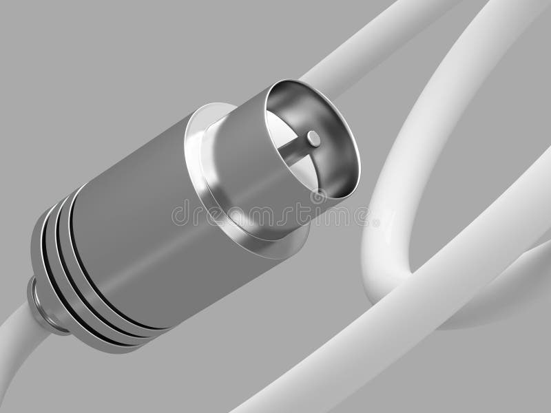 Video cables stock illustration. Illustration of industry - 58837684