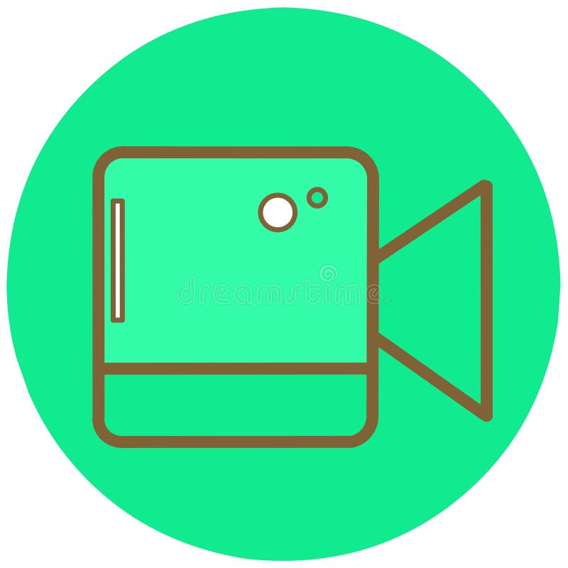 Video Call Icon, Video Closing Sign Stock Vector - Illustration of ...