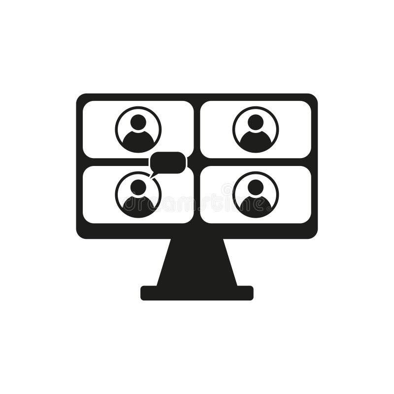 Video Call Icon. Video Conference Icon Vector Set. Vector Illustration ...