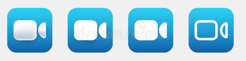 Video Call Mobile App 3d Modern Icon. Video Chat New Phone Application ...