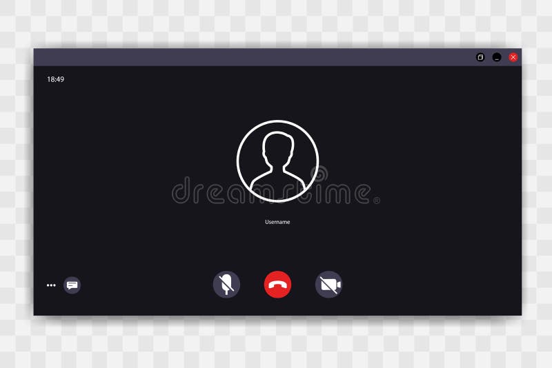 Video Call Screen Template. Videocall Interface. Online Webinar or ... Video Call Screen Template. Videocall Interface. Online Webinar or ...