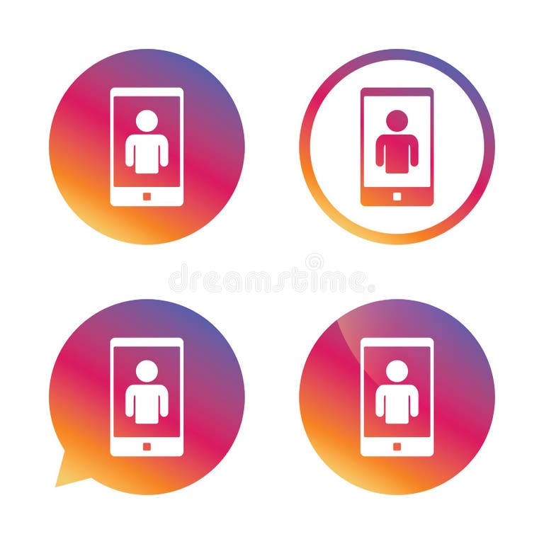Video Call Sign Icon. Smartphone Symbol Stock Illustration ...