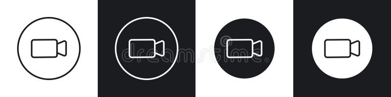 Video call icon stock vector. Illustration of vector - 341278043