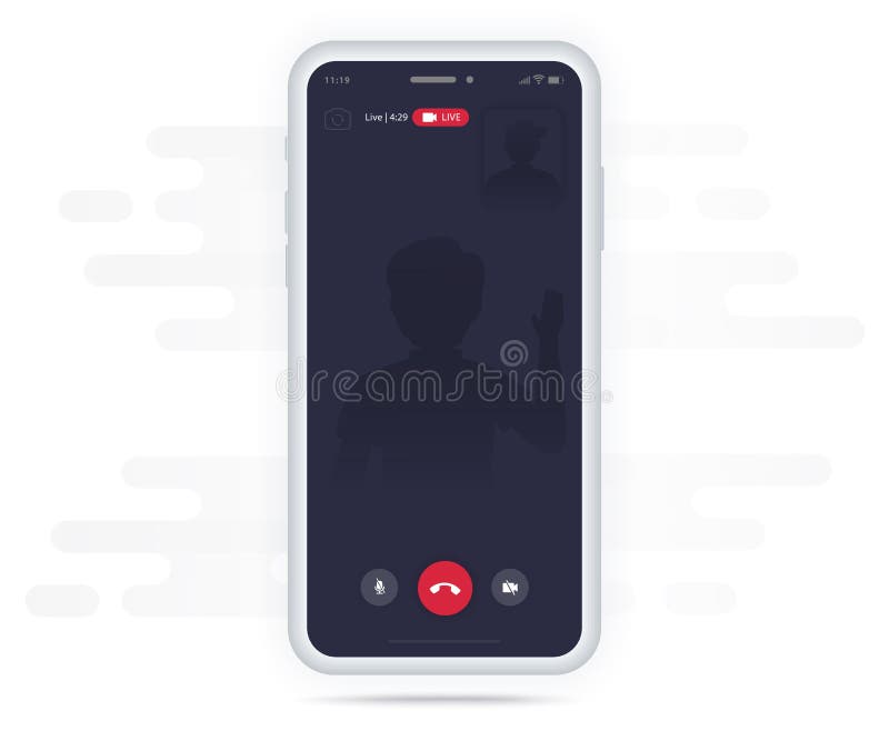 Chat UI Application Design Concept. Social Network Messenger ...