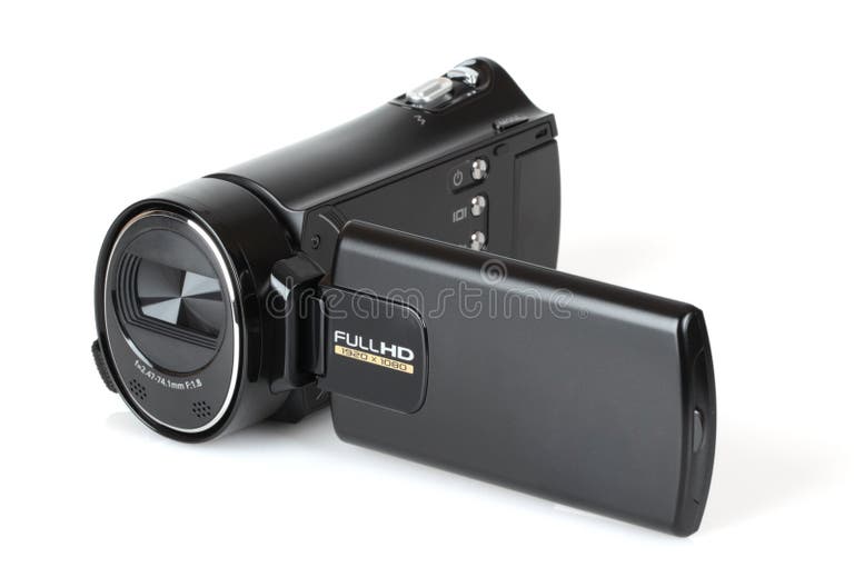Video camera stock photo. Image of single, high, media - 21004068