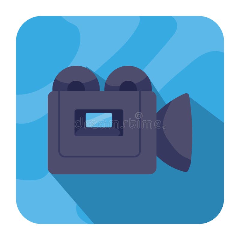 Video camera app stock vector. Illustration of film - 251327786