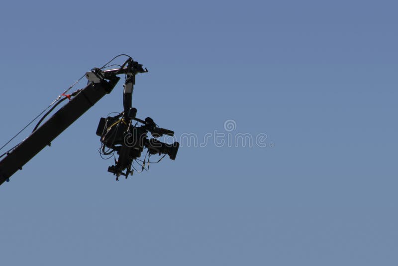 Video Camera on a Boom stock image. Image of news, televise - 733143