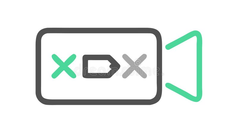 Video Camera Error Icon Content Removal, Vector Design Generative AI ...