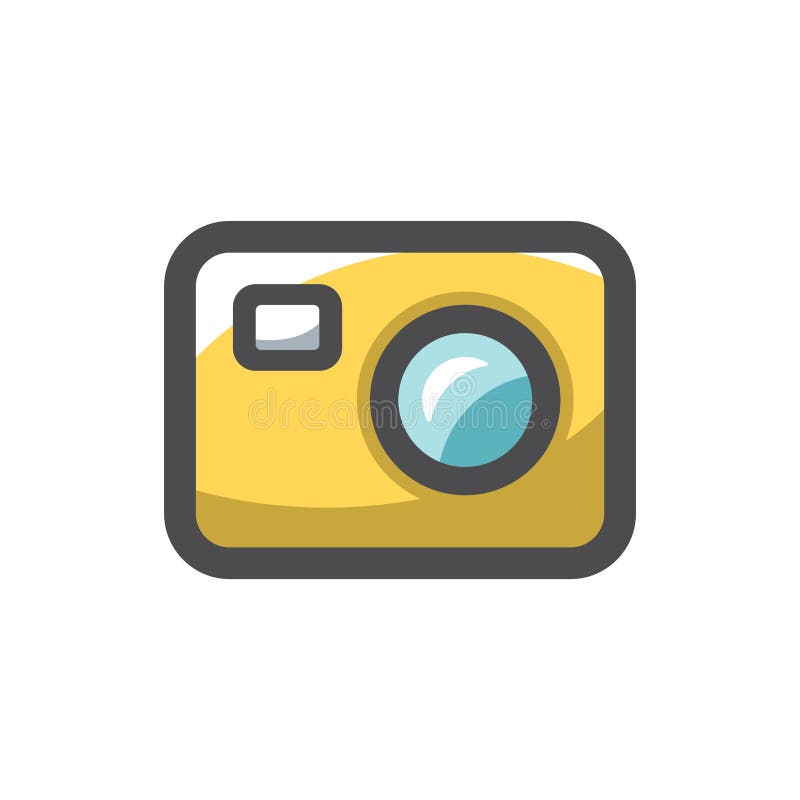 Video Camera Flash Vector Icon Cartoon Illustration. Stock Vector ...