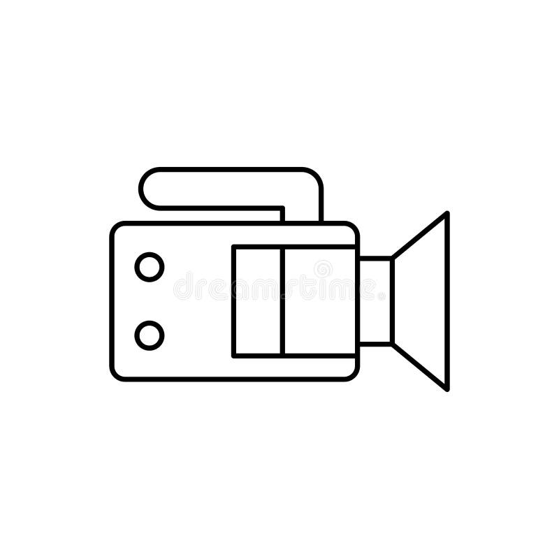 Camera Flash Light Icon. Simple Line, Outline Vector Elements of ...