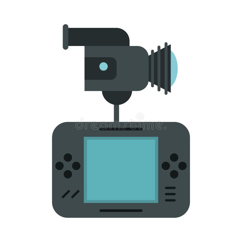 Video Camera and Video Game Console Stock Vector - Illustration of ...