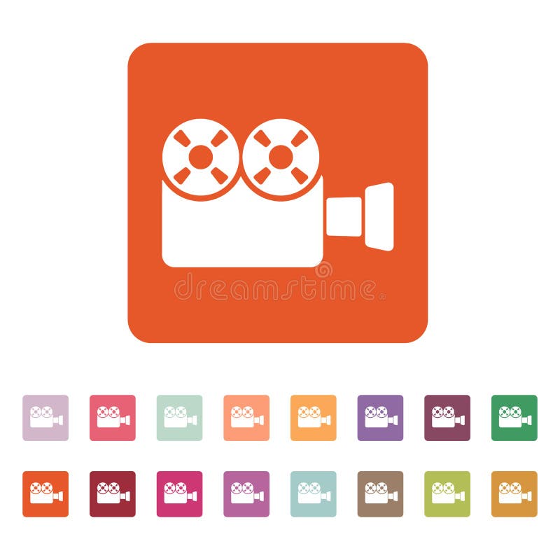 The Video Camera Icon. Camcorder Symbol Stock Illustration ...