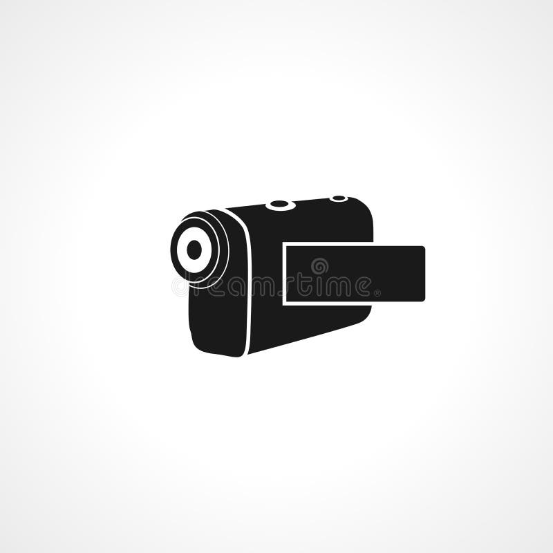 Video Camera Icon. Video Camera Isolated Simple Icon Stock Vector ...