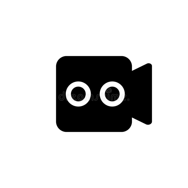 Video Camera Vector Icon. Movie Camera Illustration Logo. Play Symbol ...