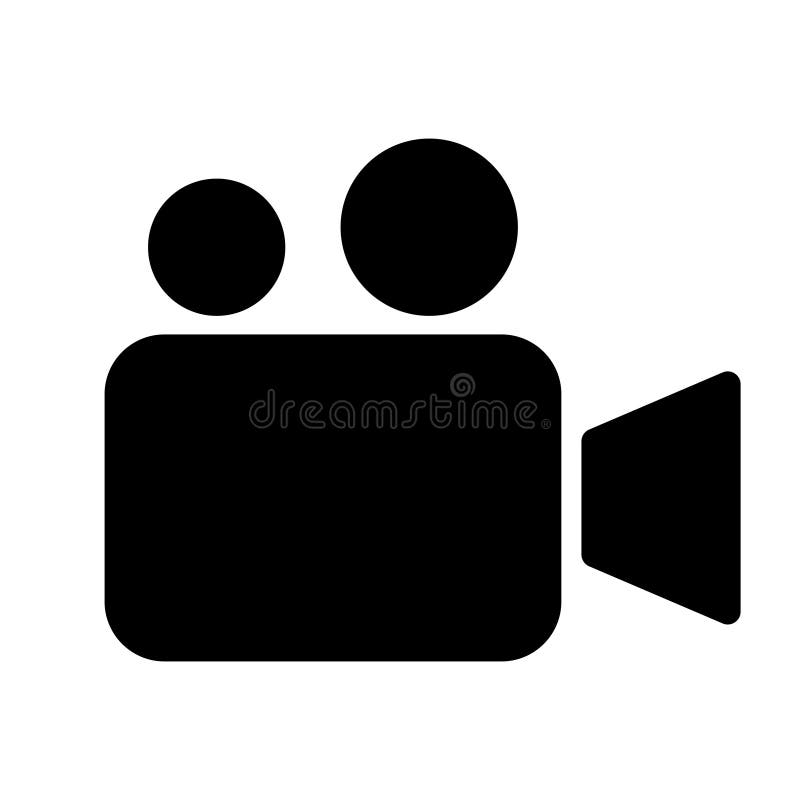 Video Camera Icon. Vector Illustration Stock Vector - Illustration of ...