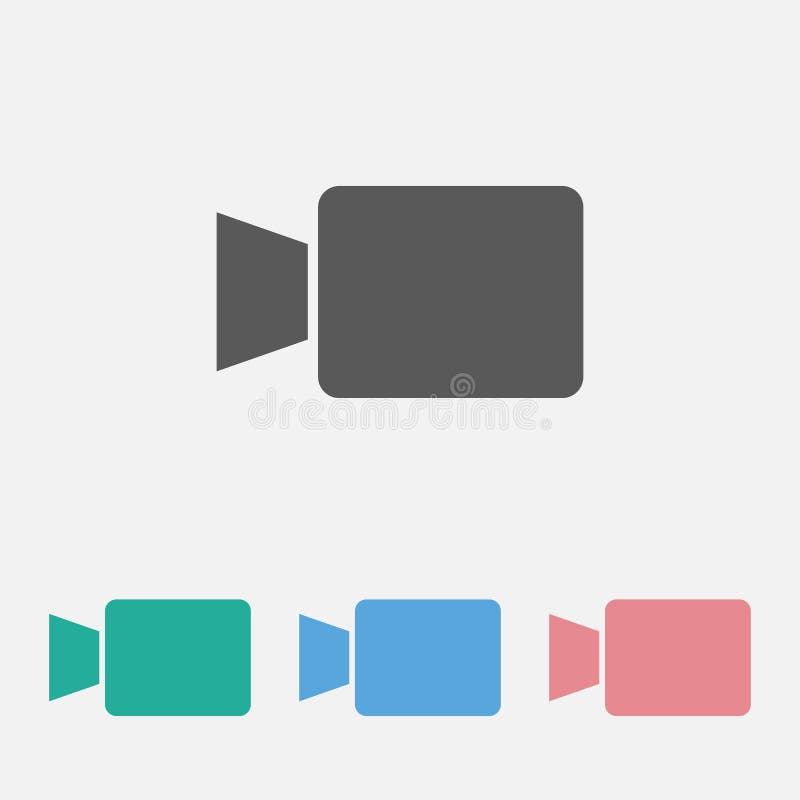 Video Camera Icon, Video, Camera, Record, Broadcast Stock Vector ...