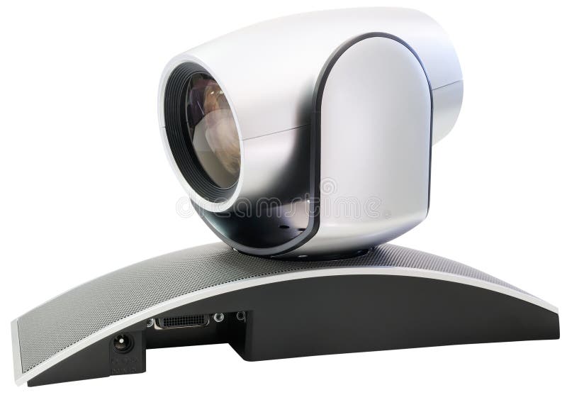 Supervision Video Camera Isolated Stock Photo - Image of camera ...
