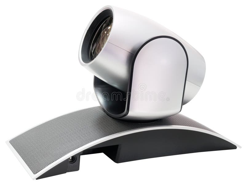 Supervision Video Camera Isolated Stock Photo - Image of camera ...