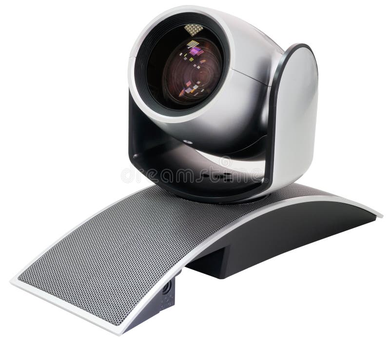 Supervision Video Camera Isolated Stock Photo - Image of camera ...