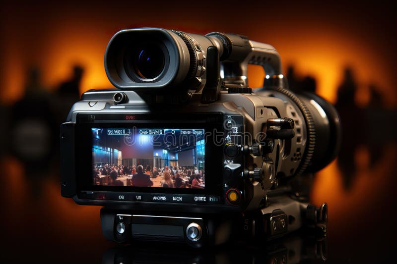 Video Camera Lcd Display - Professional HD Production Stock Photo ...