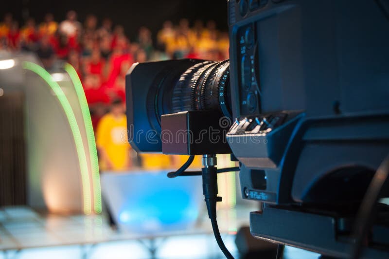 ESPN Television Camera editorial stock image. Image of match - 24127364