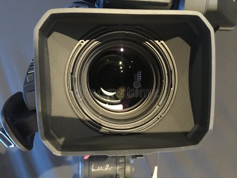 HD Video Camera Objective Close Up Stock Photo - Image of close, camera ...