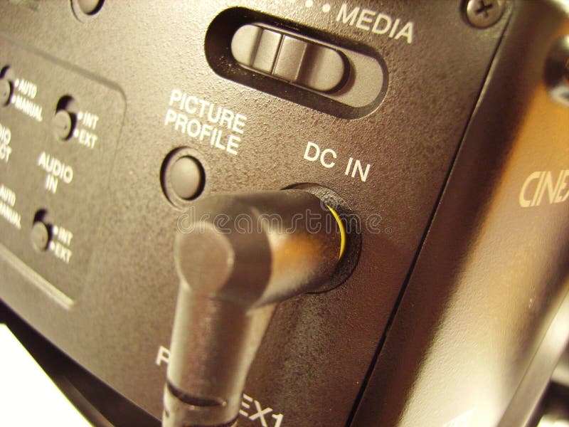 Video Camera Rear stock image. Image of body, hand, button - 6647213