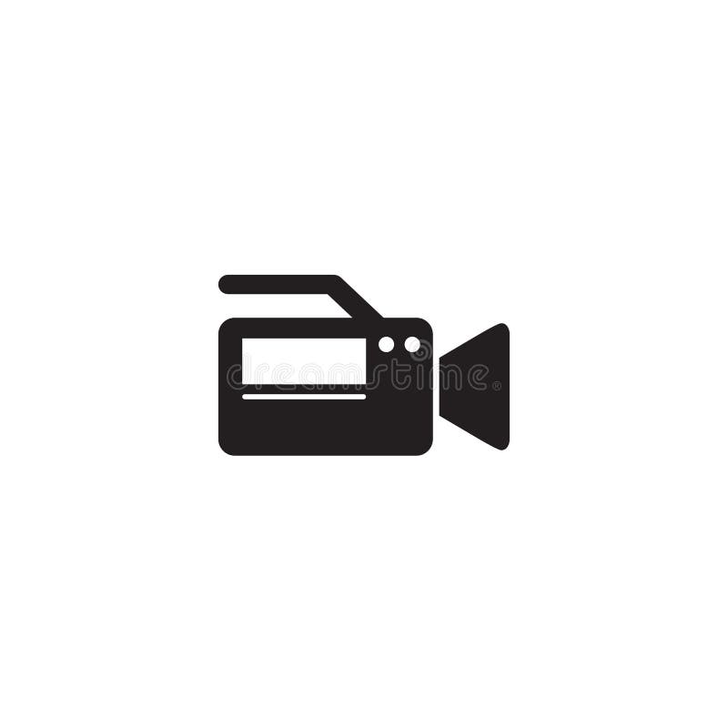 Video Camera Recorder Icon Vector Stock Vector - Illustration of media ...