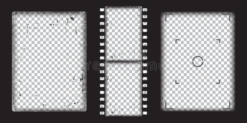 Video Camera and Camera Roll Viewfinder Overlay. Camera and Binocular ...