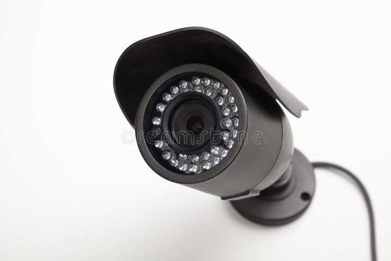 Video Camera Security Systems Stock Image - Image of protect, security ...