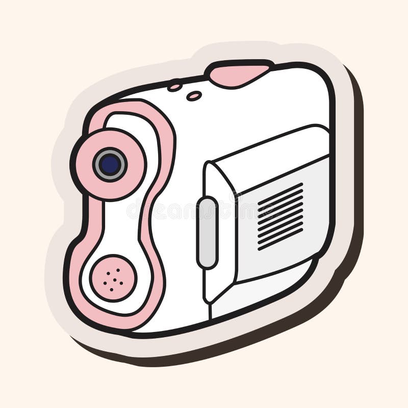 Video Camera Theme Elements Vector,eps Stock Vector - Illustration of ...